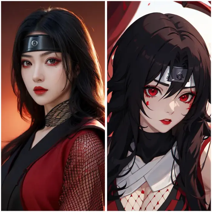 AI cosplay art: Kurenai yuhi
