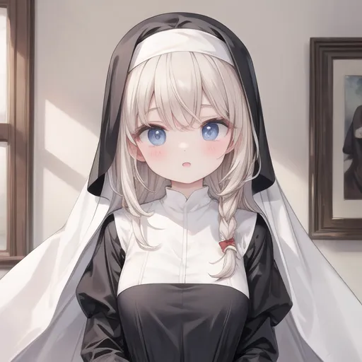 Kawhii Style AI Nun Art