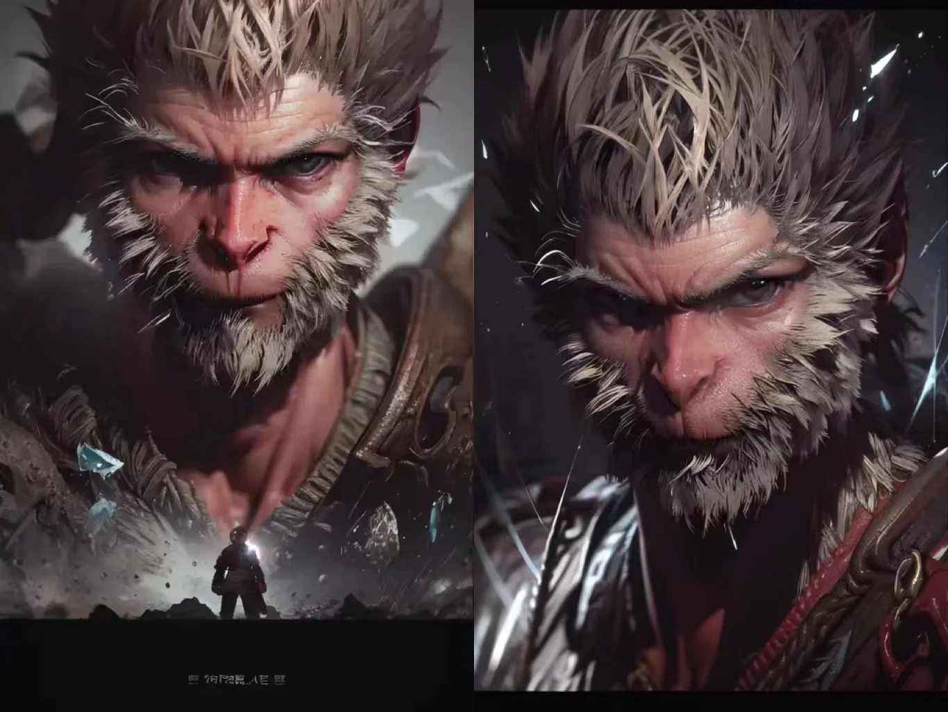 Upper body of Black Myth: Wukong made by AnimeGenius