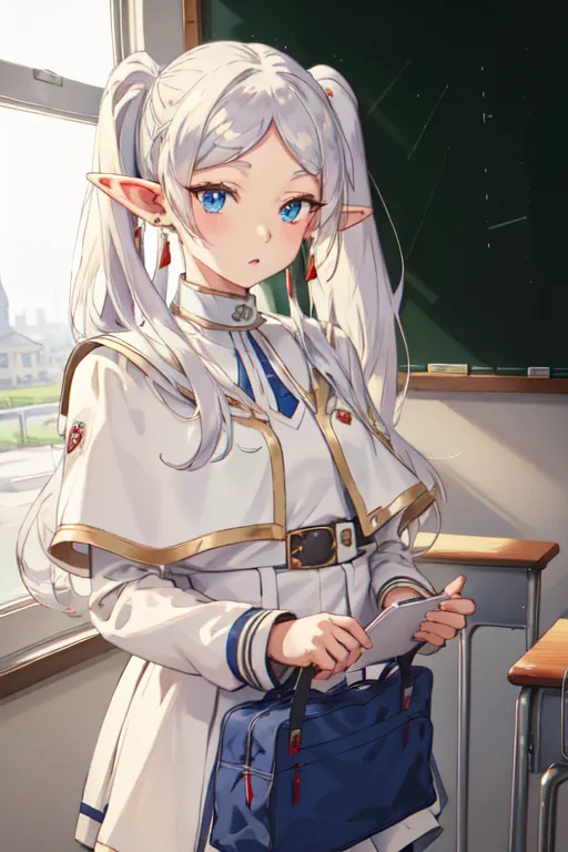 Frieren in classroom