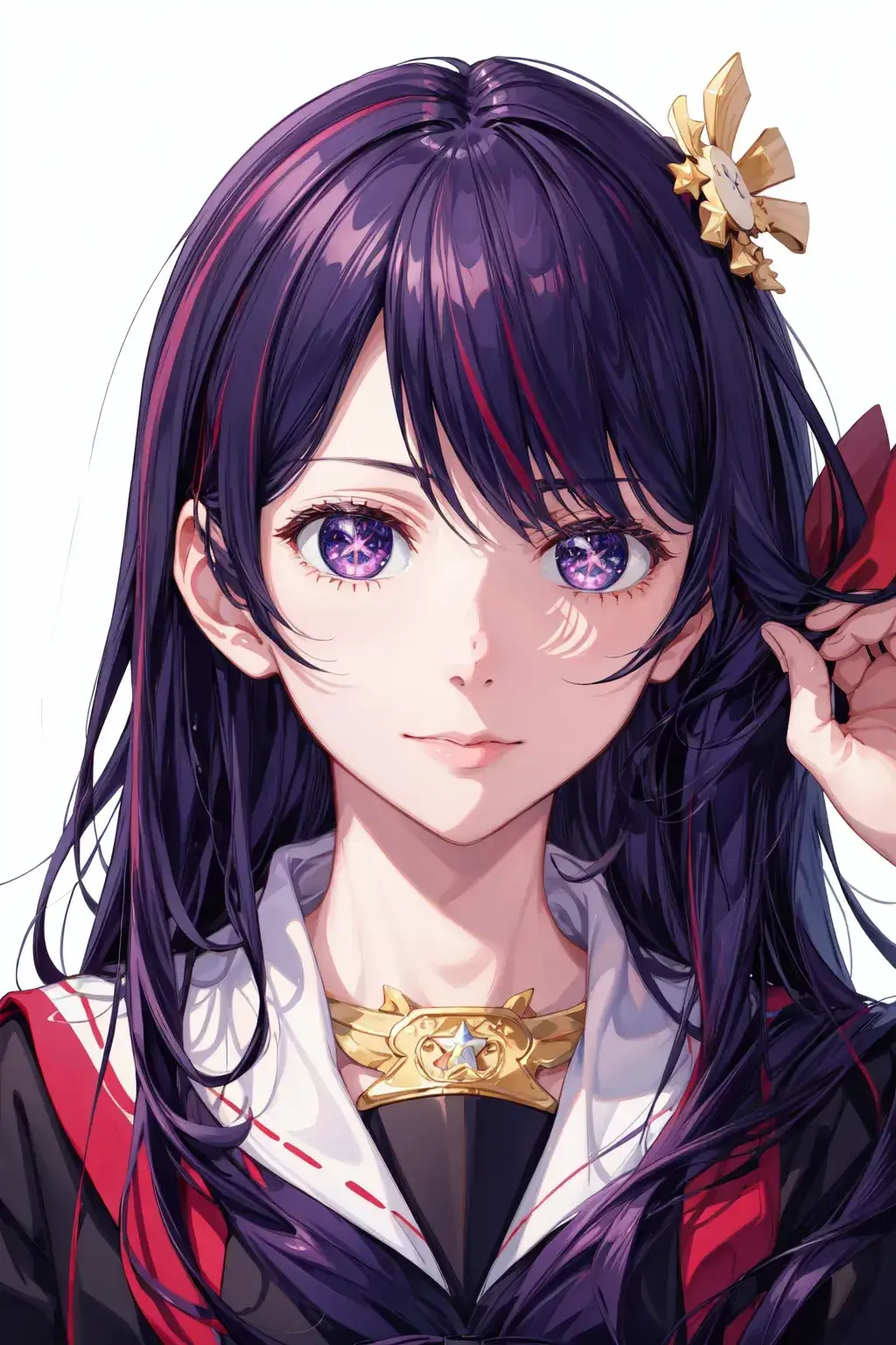 7.Use ((from below)) and ((looking away)) camera angle