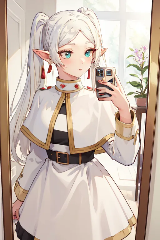 Frieren is making a selfie